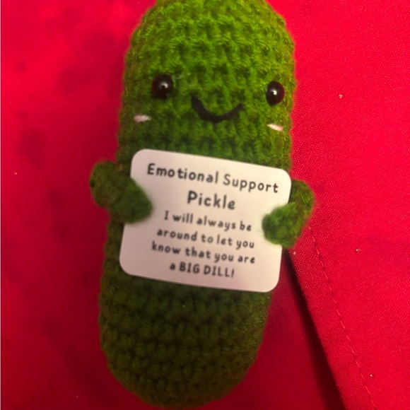 Other | Green Emotional Support Pickle Plush | Poshmark